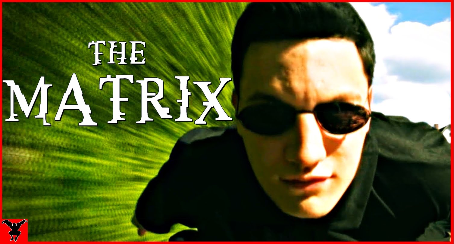 The MATRIX In Real Life Video Auf Bildschirmarbeiter