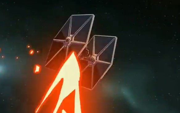 Star Wars Tie Fighter Animation - Video auf bildschirmarbeiter.com