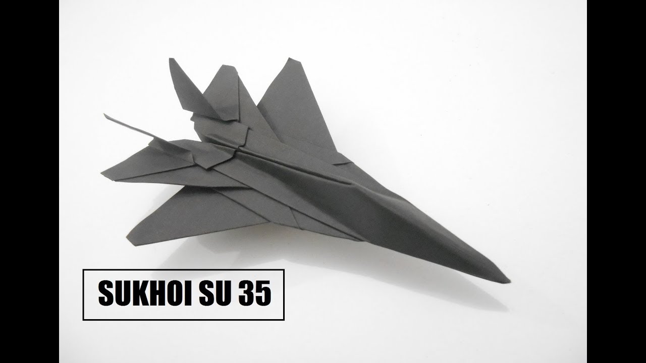 Origami Jet Fighter - Video auf bildschirmarbeiter.com