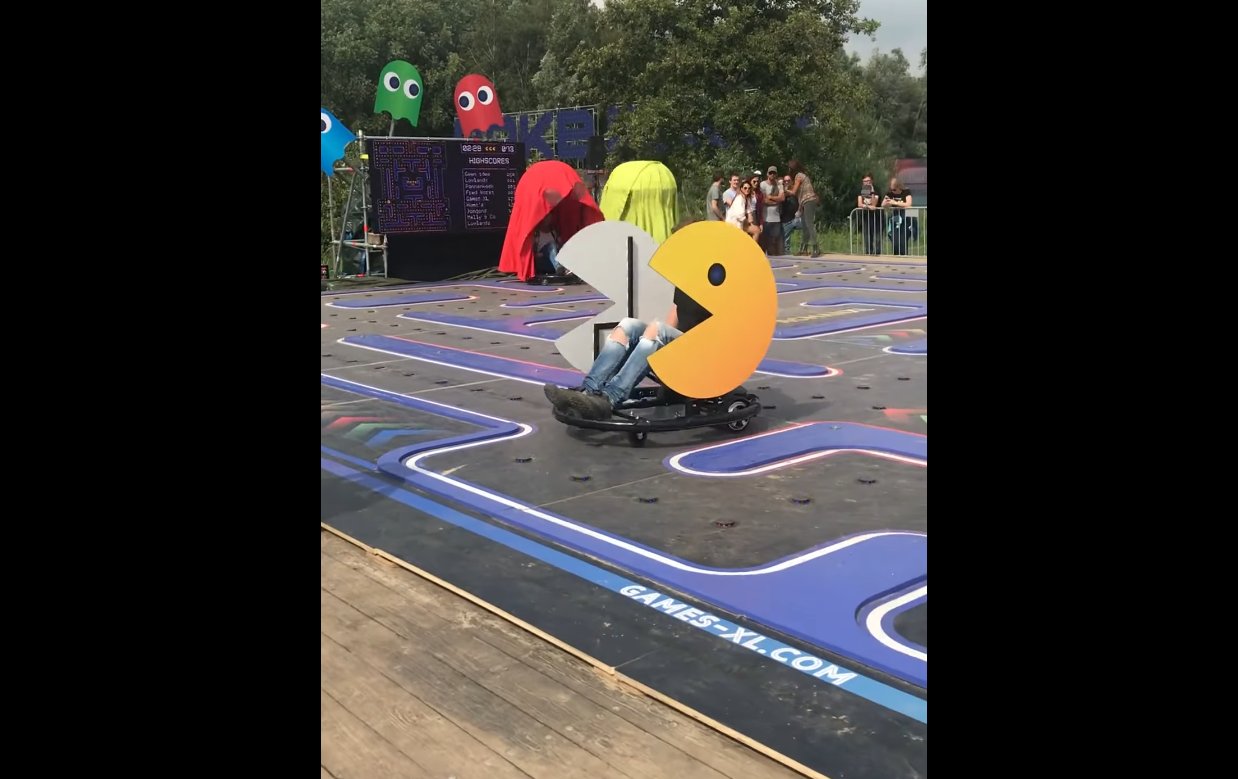 Real Life Pac-Man - Video auf bildschirmarbeiter.com