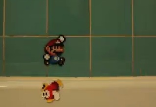 Super Mario Stop Motion #2 - Video auf bildschirmarbeiter.com