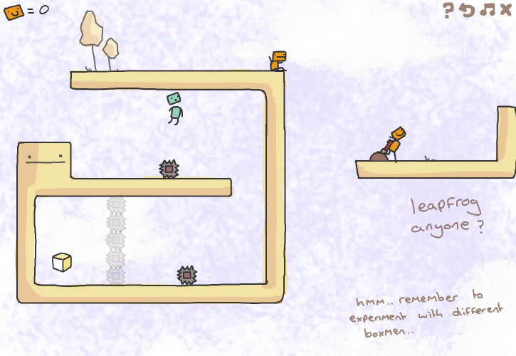 Use Boxmen - Game / Spiel auf bildschirmarbeiter.com